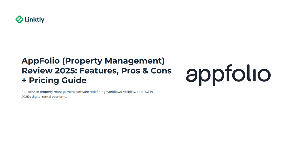 AppFolio (Property Management) Review 2025 – Features, Pros, Cons & Pricing