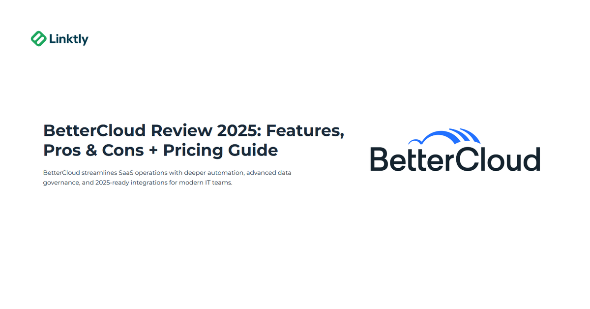 BetterCloud Review 2025 – Features, Pros, Cons & Pricing