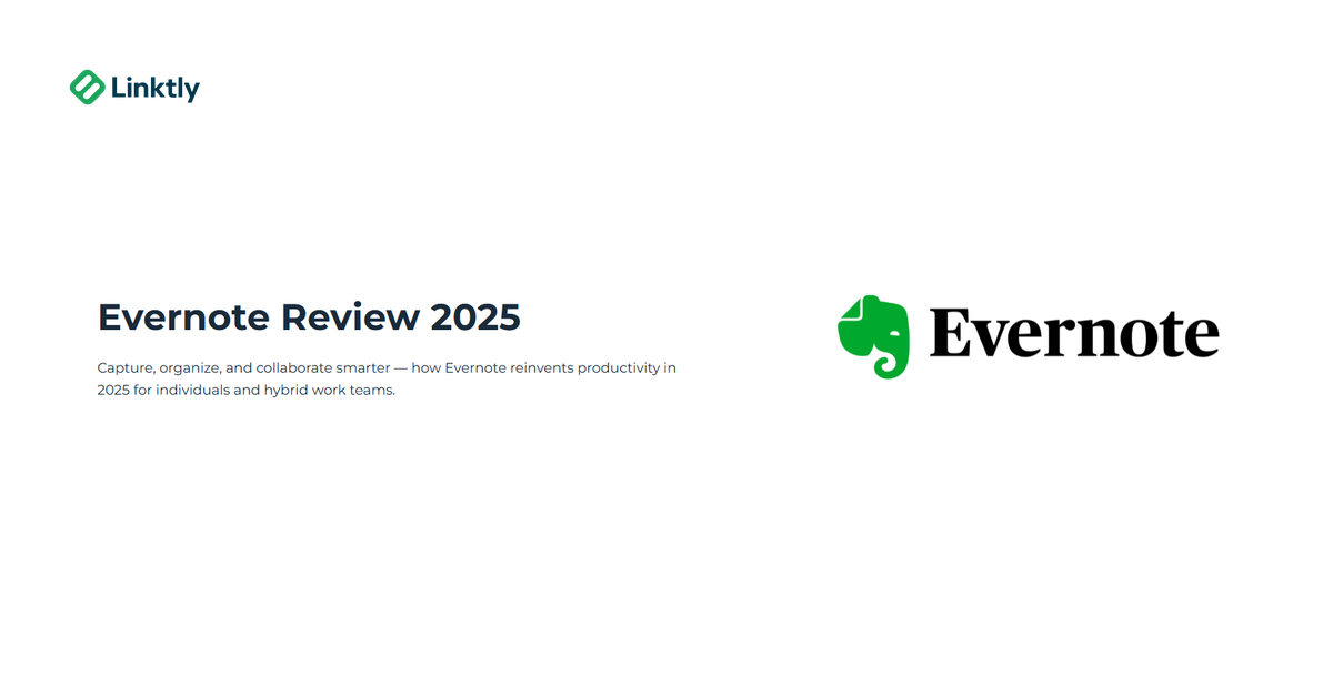 Evernote Review 2025 – Features, Pros, Cons & Pricing