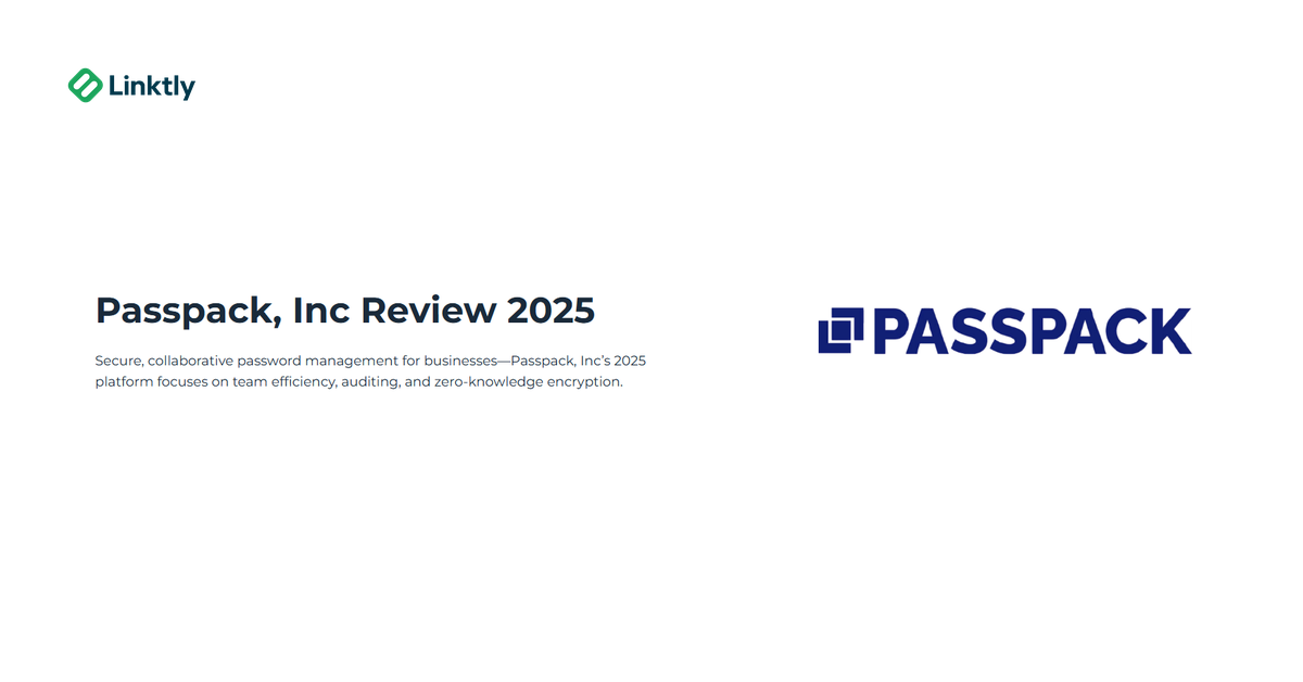 Passpack, Inc Review 2025 – Features, Pros, Cons & Pricing