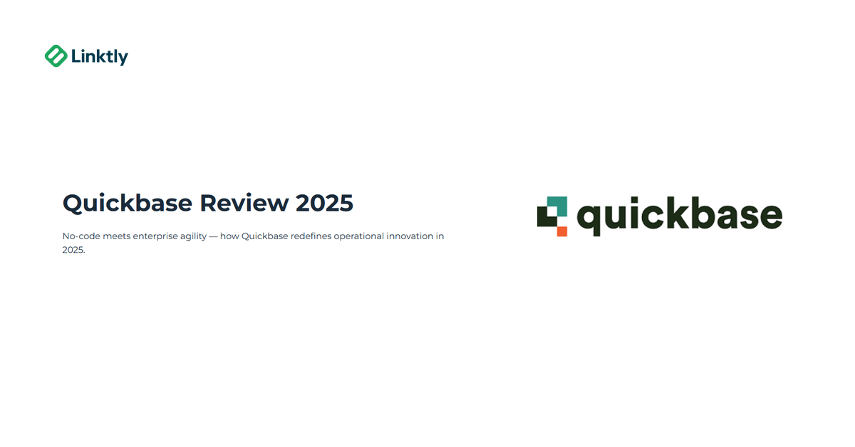 Quickbase Review 2025 – Features, Pros, Cons & Pricing