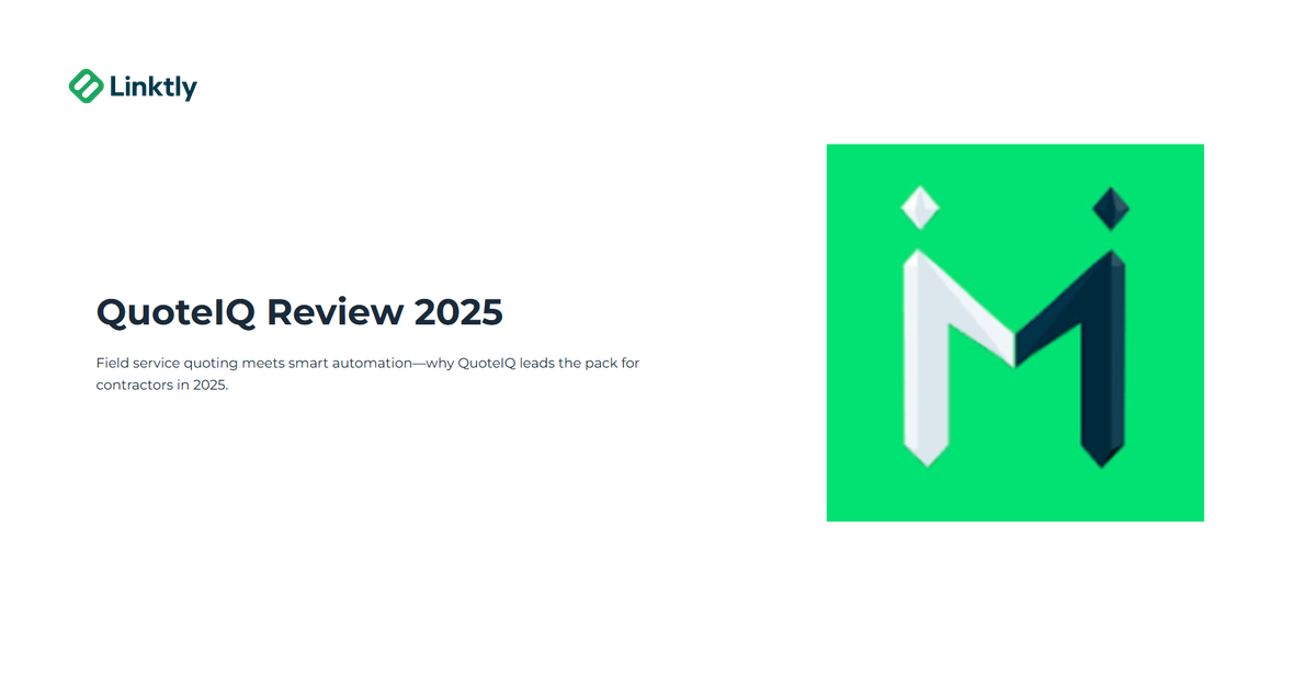QuoteIQ Review 2025 – Features, Pros, Cons & Pricing