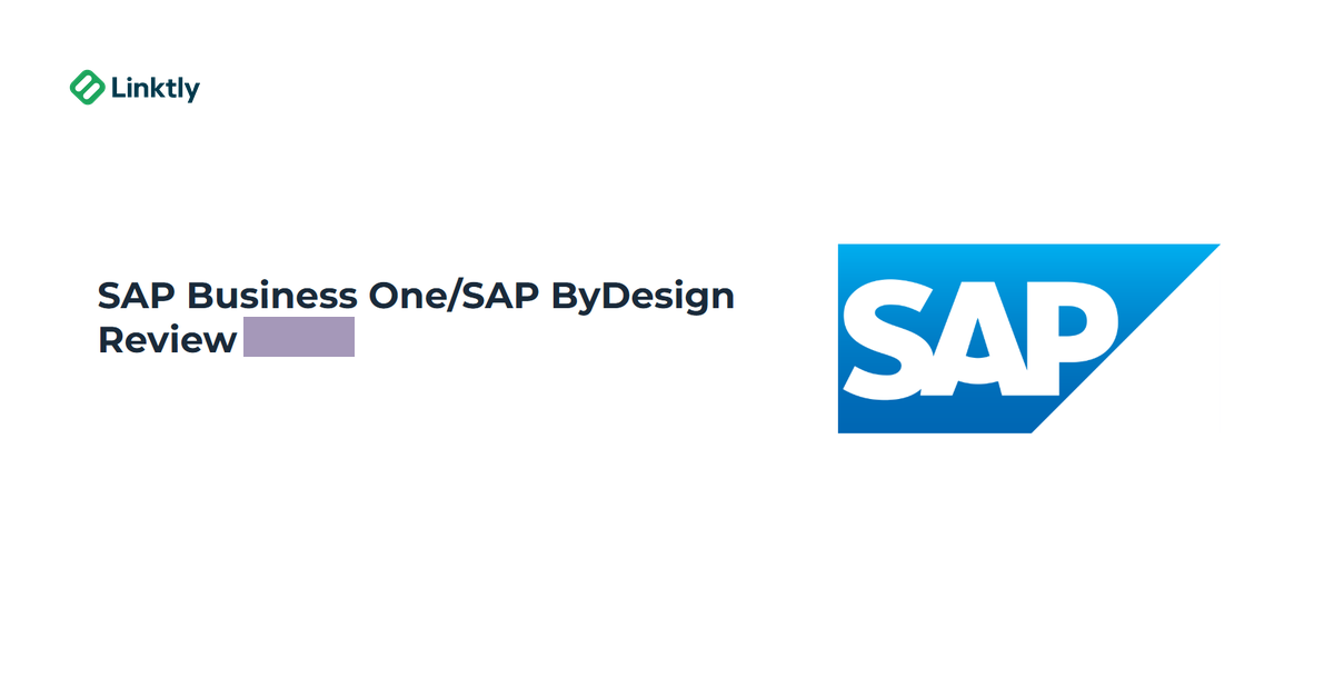 SAP Business One/SAP ByDesign Review 2026 – Features, Pros, Cons & Pricing