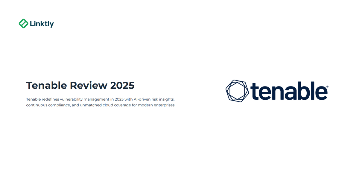 Tenable Review 2025 – Features, Pros, Cons & Pricing