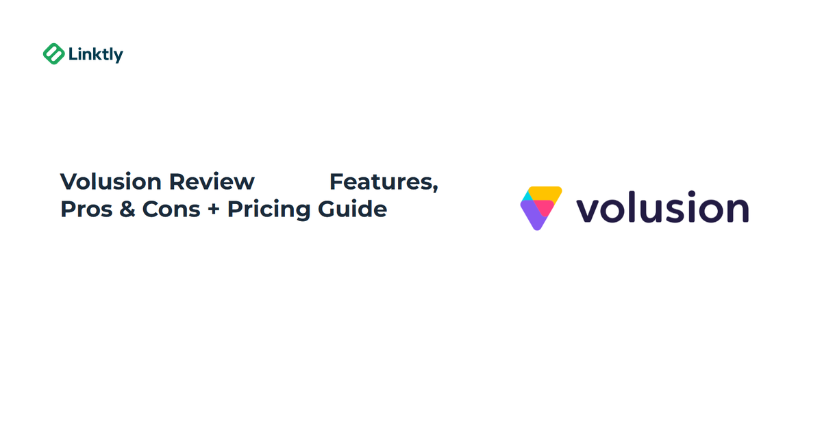 Volusion Review 2026 – Features, Pros, Cons & Pricing
